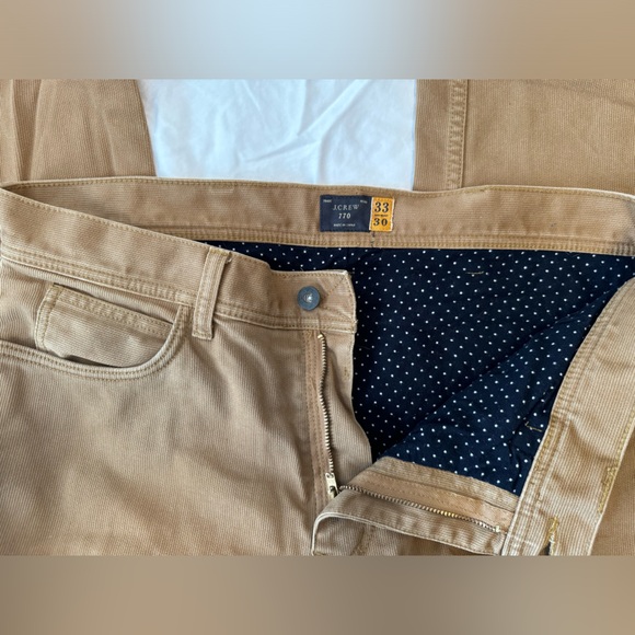 J. Crew | Pants | J Crew Tan Lined Pants 33x3 | Poshmark